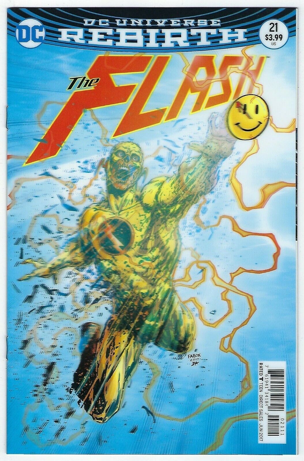 Flash # 21 NM DC The Button Lenticular Cover 1st Print | Comic Books ...