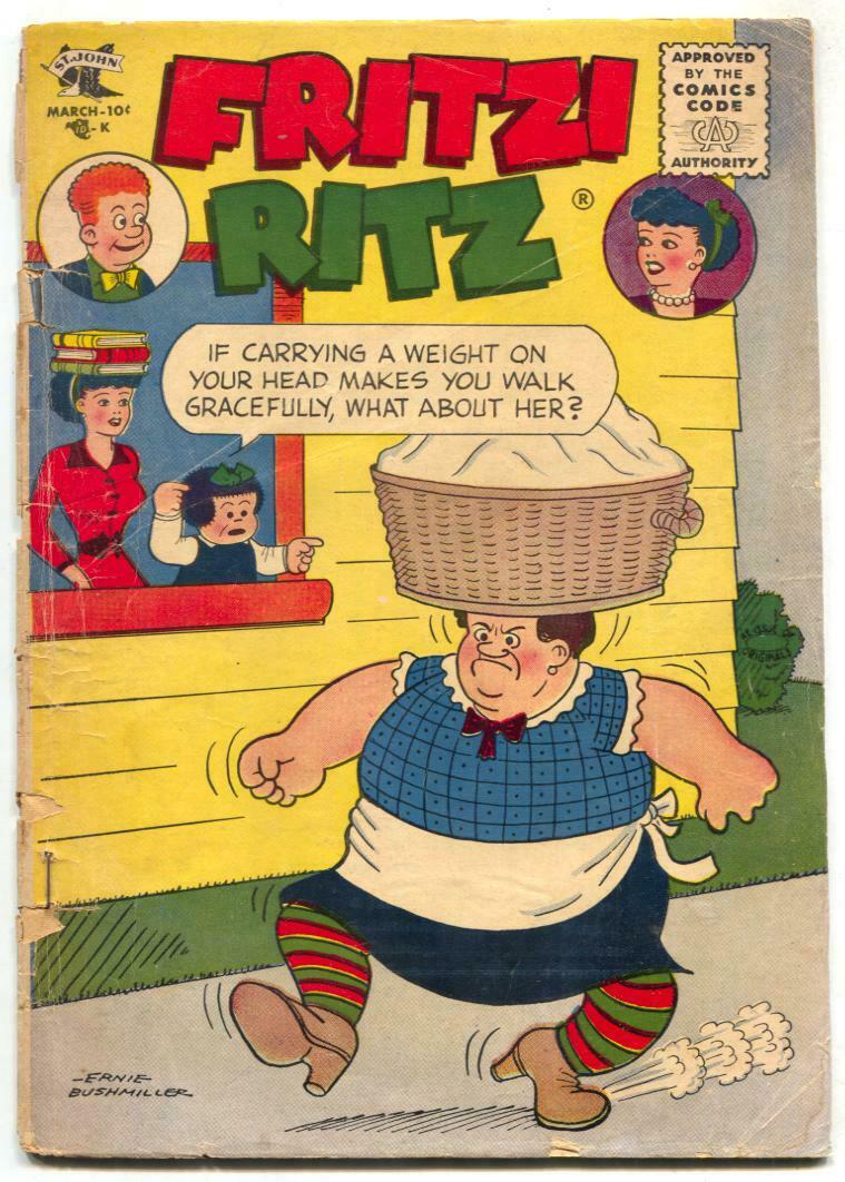 Fritzi Ritz Comics #52 1957- Golden Age G | Comic Books - Golden Age ...