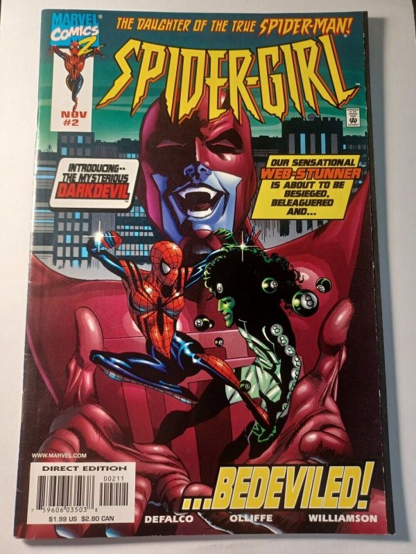 Spider-Girl #2 VF- 1st Darkdevil Marvel Comics c235 | Comic Books ...