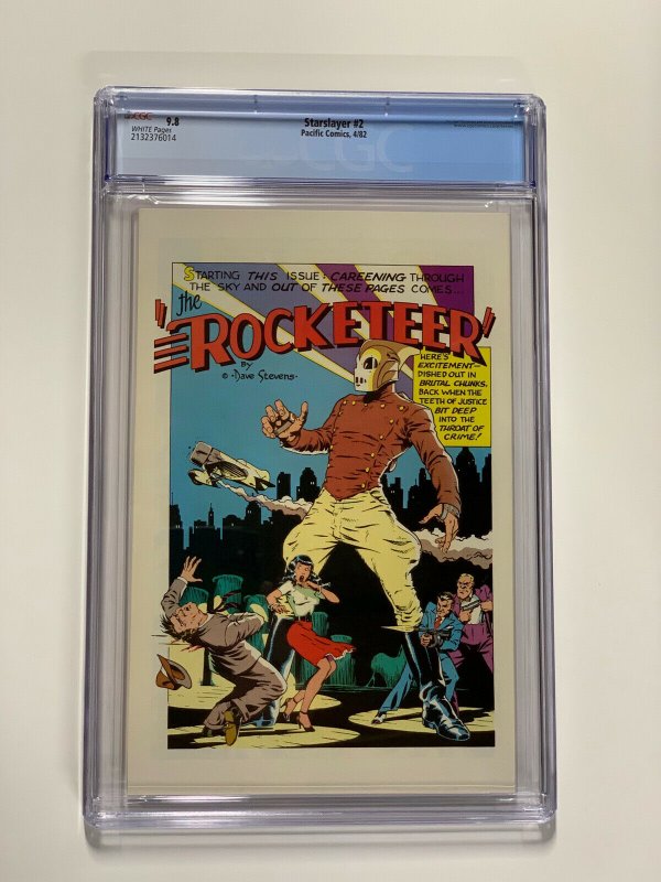 Starslayer 2 Cgc 9.8 White Pages 1st Rocketeer Pacific Comics | Comic ...