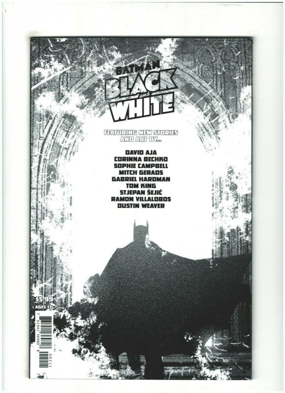 Batman Black and White #2 NM- 9.2 DC Comics 2021 Jock & David Aja ...