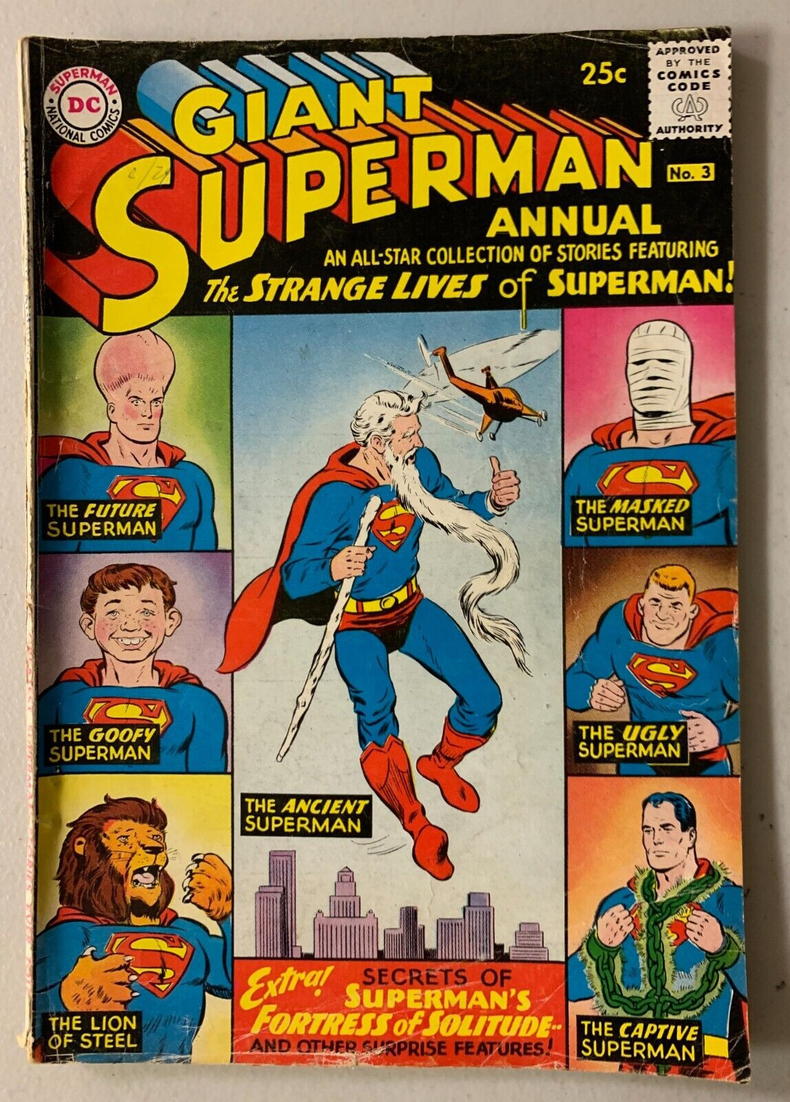 Superman #3 Giant Annual DC 1st Series (3.5 VG-) (1961) | Comic Books ...