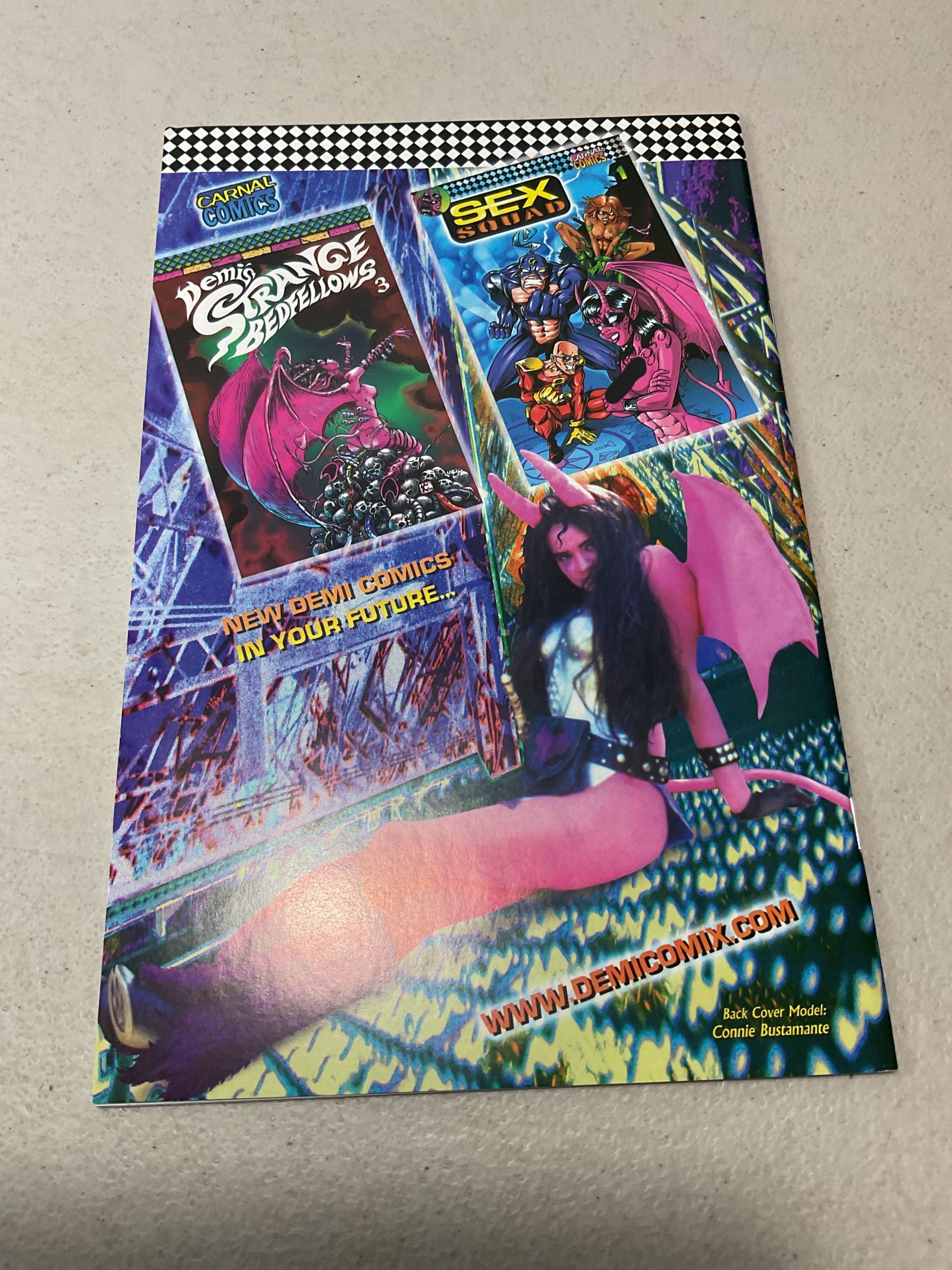 Carnal Comics Demi Demoness #7 & Sex Squad #1 & 2 Complete With ...