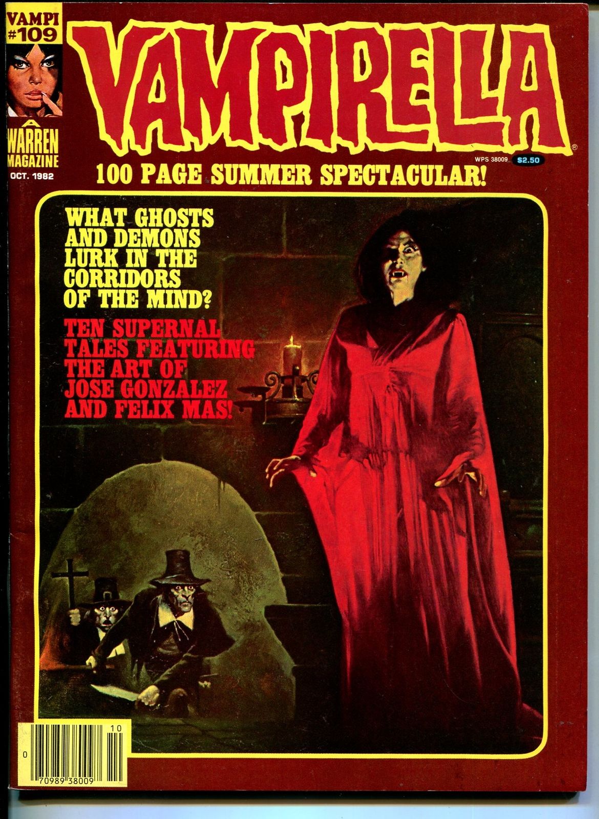 Vampirella #109 1982-Warren-Vampire cover-horror-rare late issue-VF ...