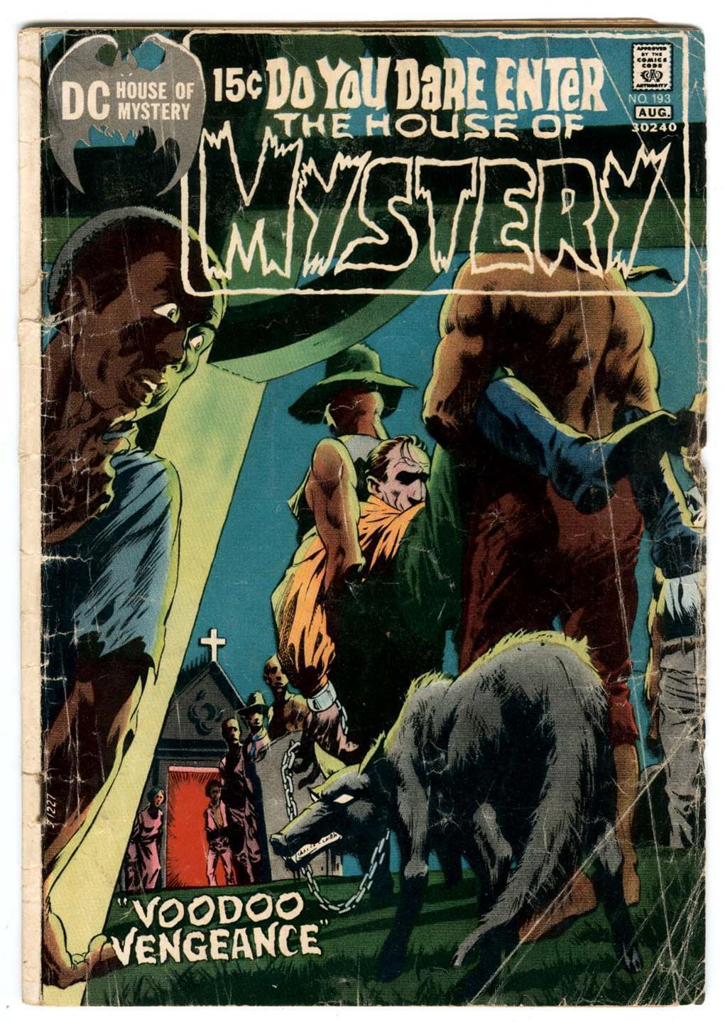 House of Mystery #193 Classic Bernie Wrightson DC Voodoo Vengeance ...