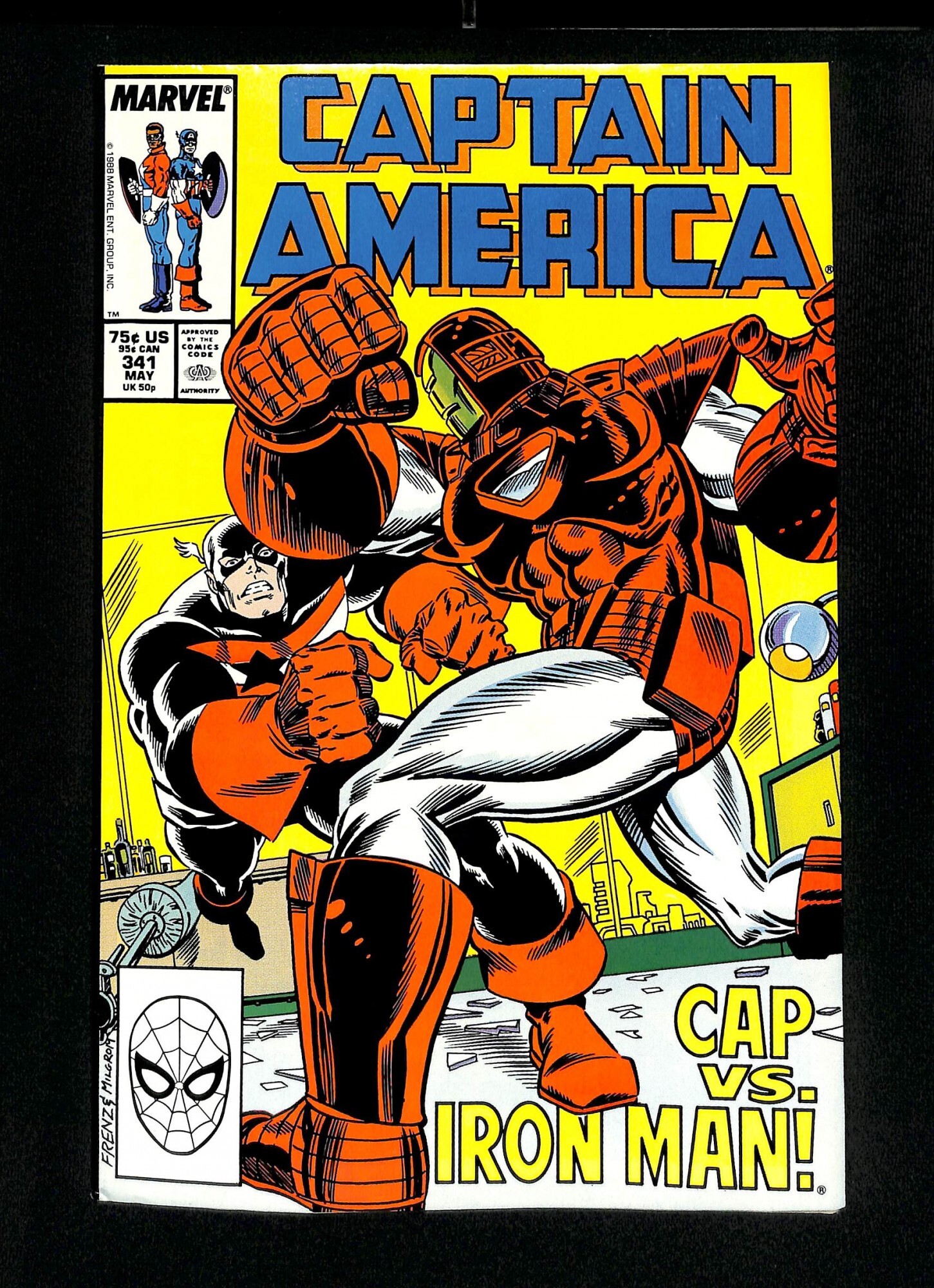 Captain America #341 1st Lemar Hoskins as Battlestar! | Comic Books ...