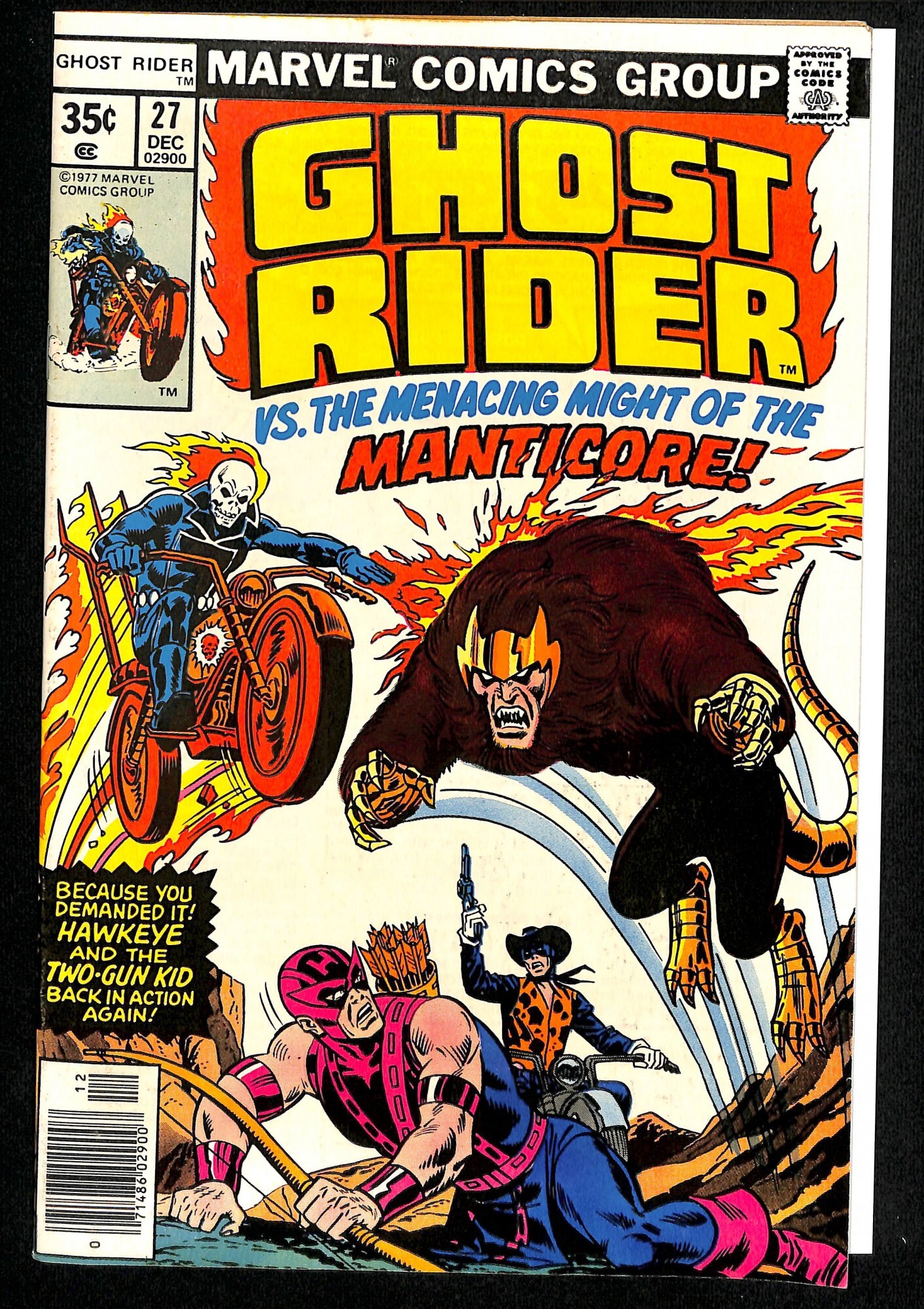 Ghost Rider #27 (1977) | Comic Books - Bronze Age, Marvel, Ghost Rider ...