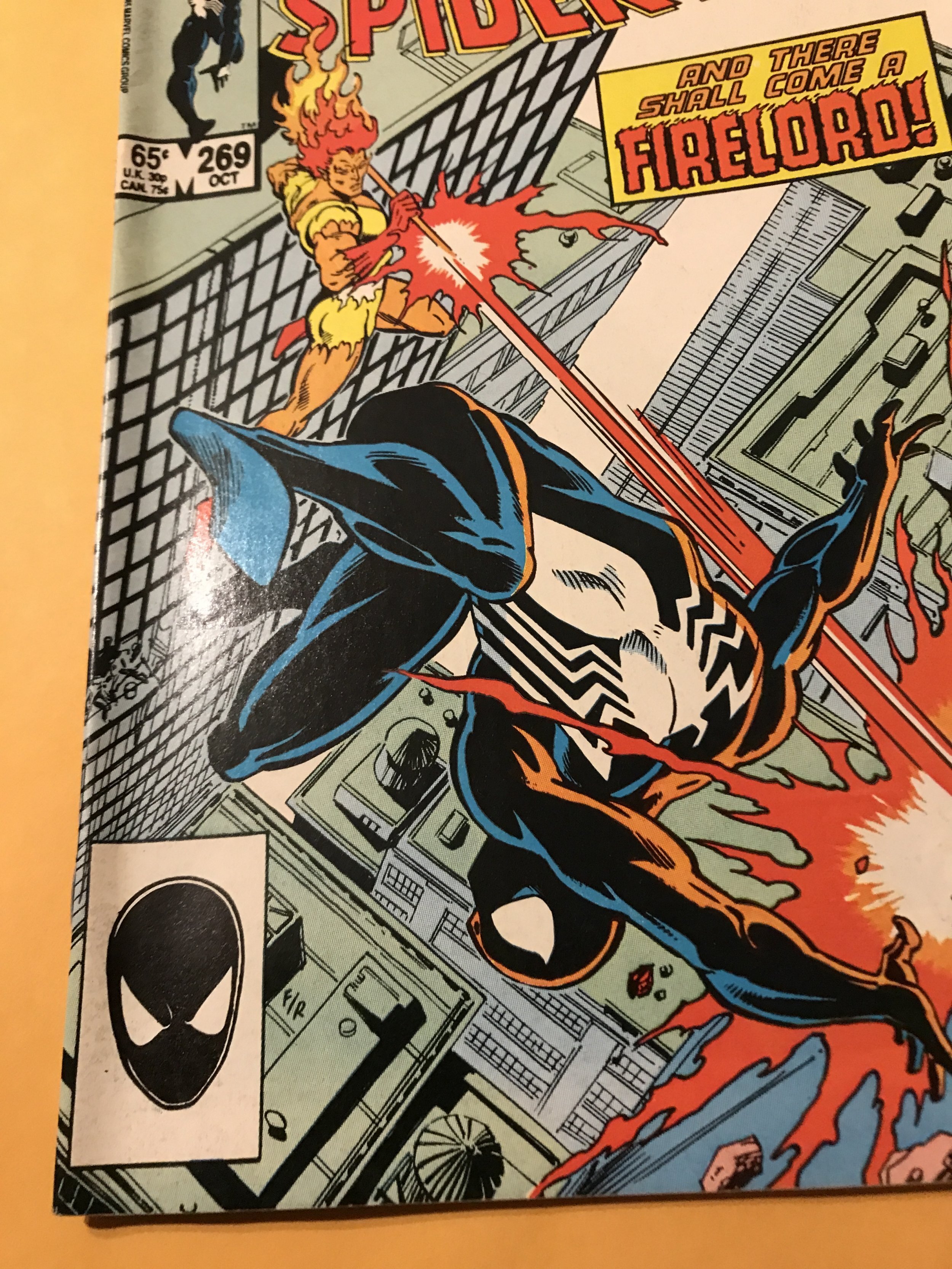 THE AMAZING SPIDER-MAN #269 : Marvel 10/85 VF-; Black Costume, Firelord ...