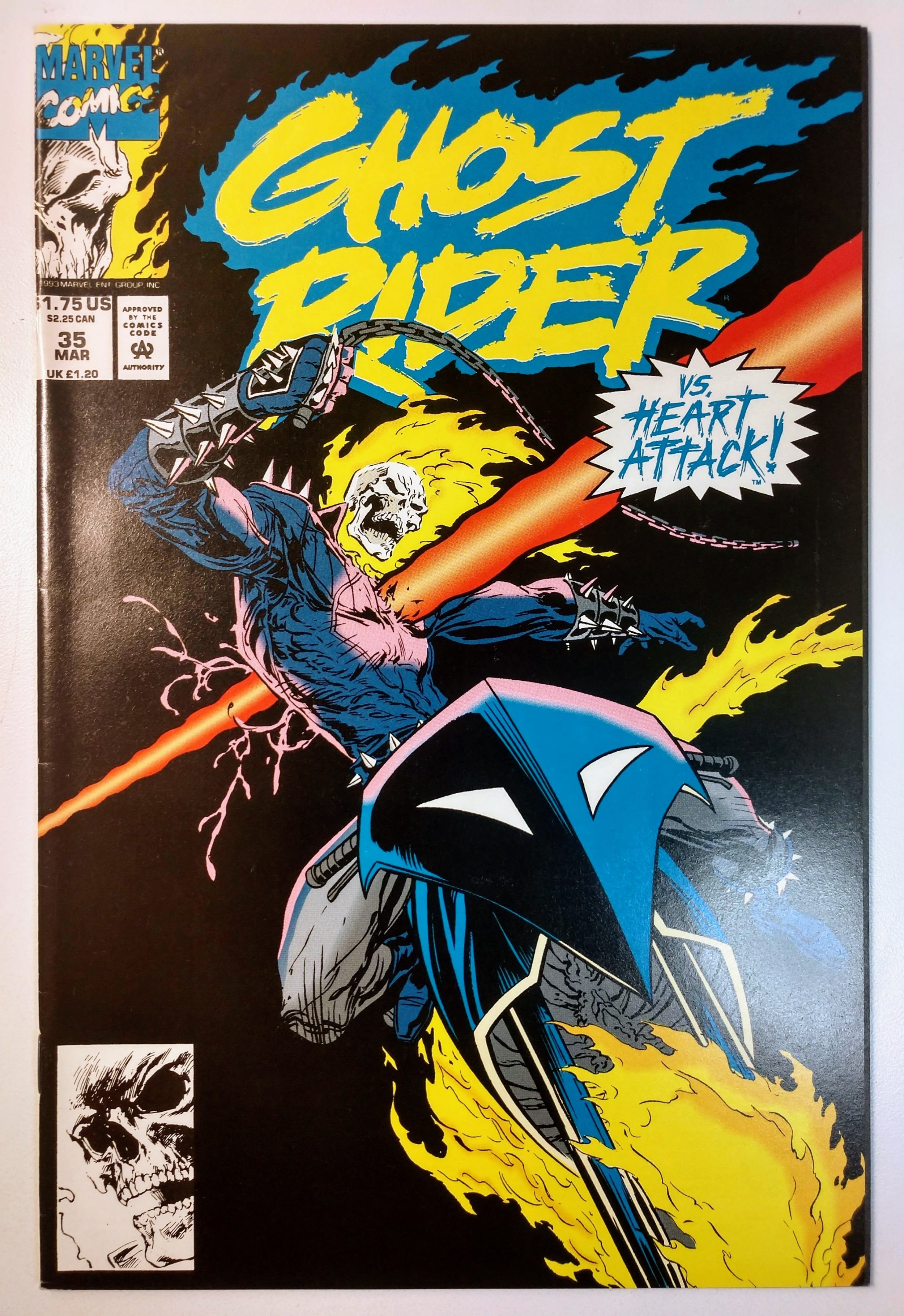 Ghost Rider #35 (8.5, 1993) | Comic Books - Modern Age, Marvel, Ghost ...