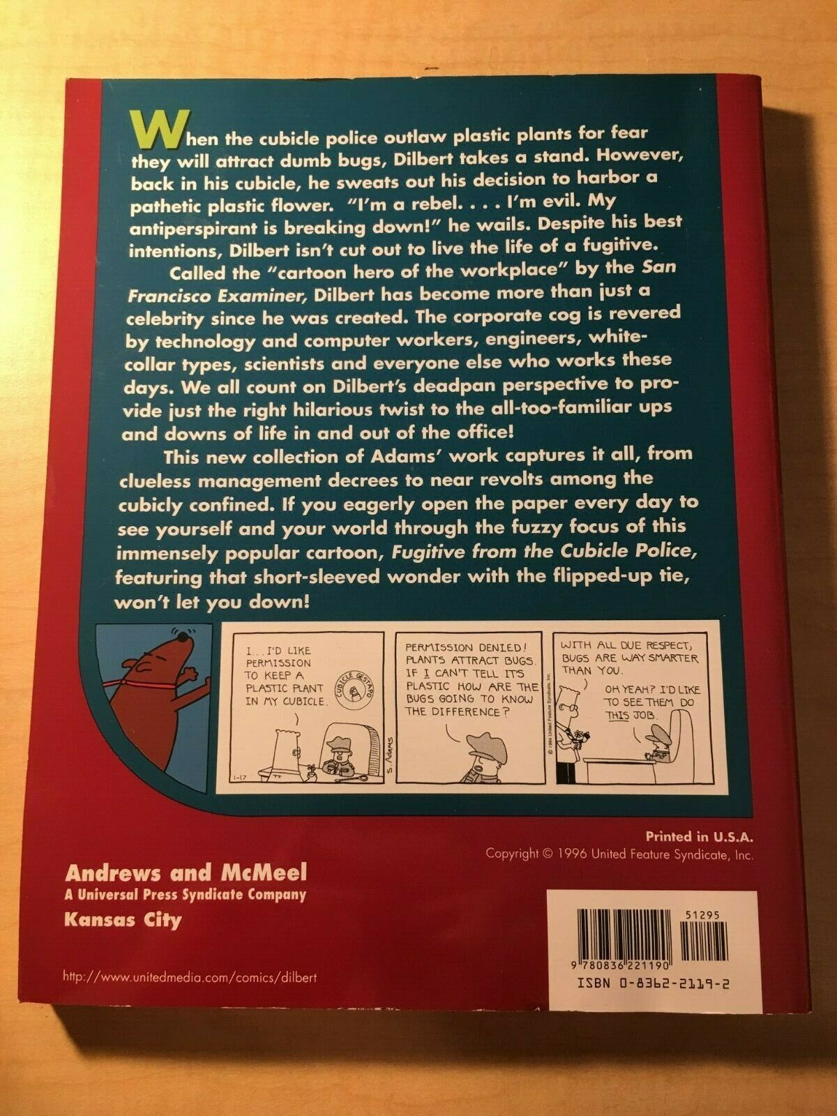 Fugitive from the Cubicle Police by Scott Adams Book Office Humor ...