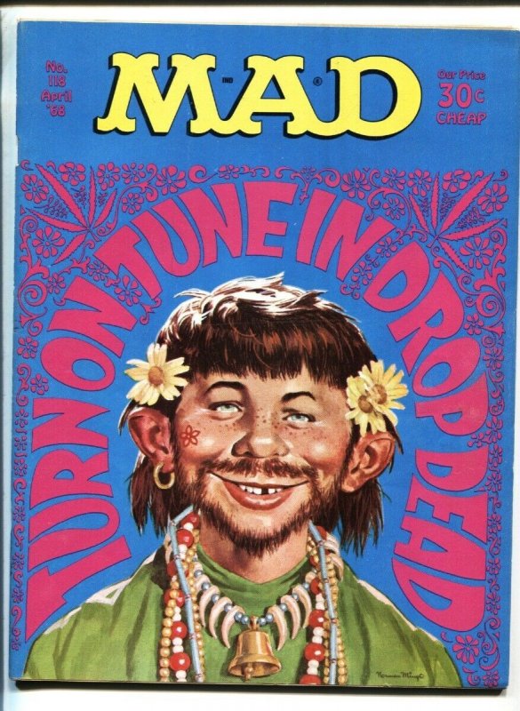 Mad-Magazine-118-1968-Mingo-Mort Drucker-Don Martin-David Berg-Hippie ...