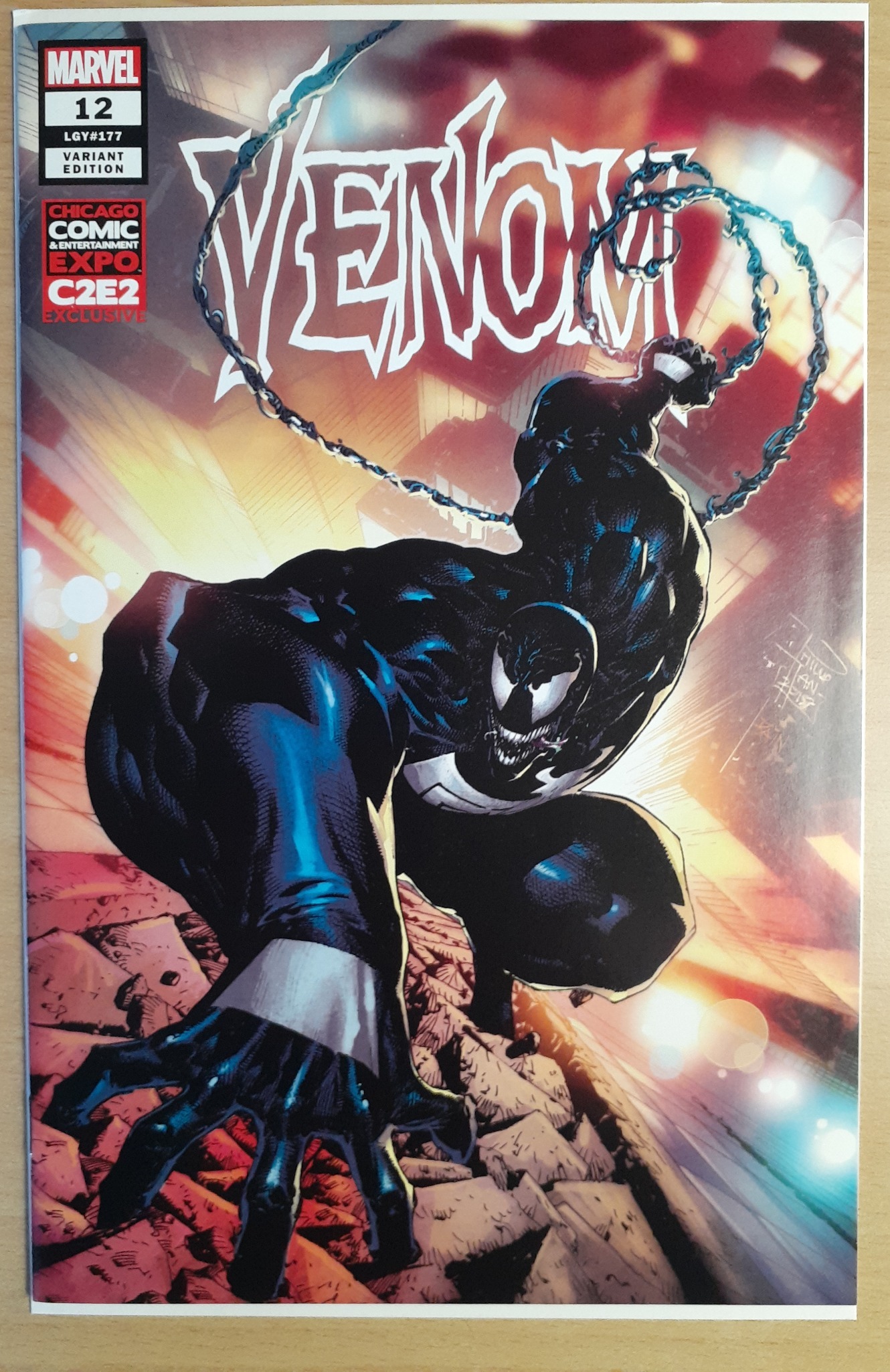 Venom #12 chicago c2e2 exclusive unknown comics phillip tan | Comic ...