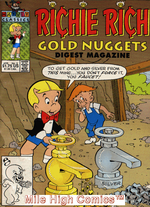 RICHIE RICH GOLD NUGGET DIGEST (1991 Series) #3 Very Good Comics Book ...