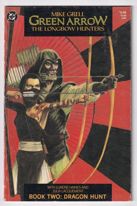 Green Arrow The Longbow Hunters Book Two 1987 DC Mike Grell Lurene ...