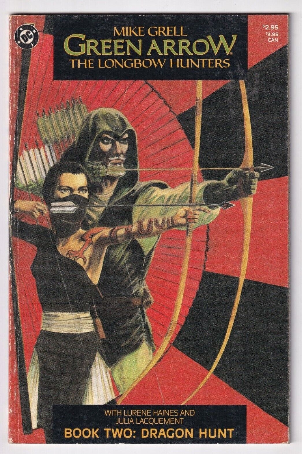 Green Arrow The Longbow Hunters Book Two 1987 DC Mike Grell Lurene ...
