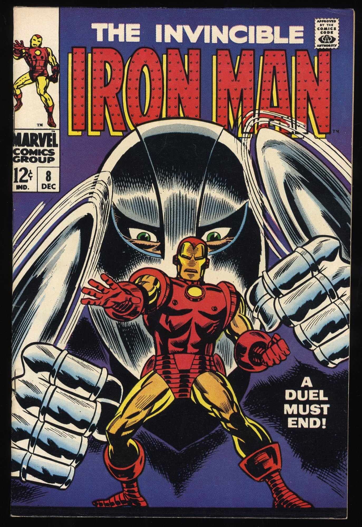 Iron Man #8 VF+ 8.5 Origin of Whitney Frost! Gladiator! | Comic Books ...