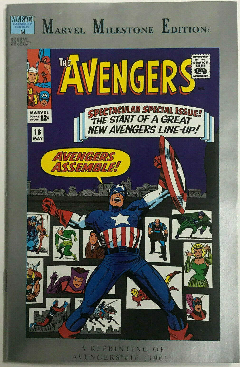 Avengers#16 VF/NM 1993 Milestone Edition Marvel Comics | Comic Books ...