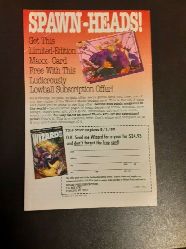 Spawn #8 (Feb 1993) Story by Alan Moore, ART by Todd Mcfarlane 1st ...