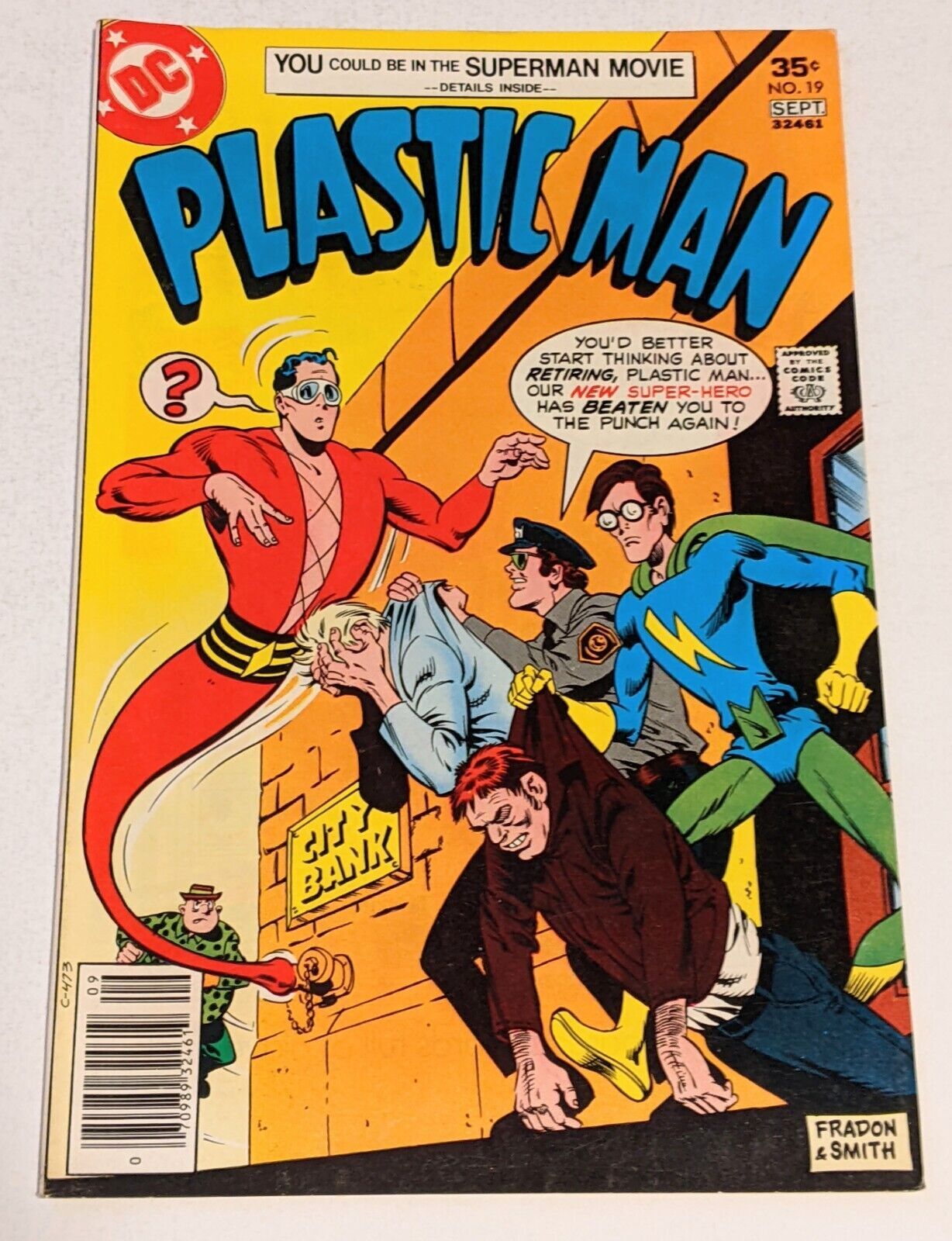 Plastic Man #19 (Sept 1977, DC) FN+ 6.5 Ramona Fradon cover and art ...