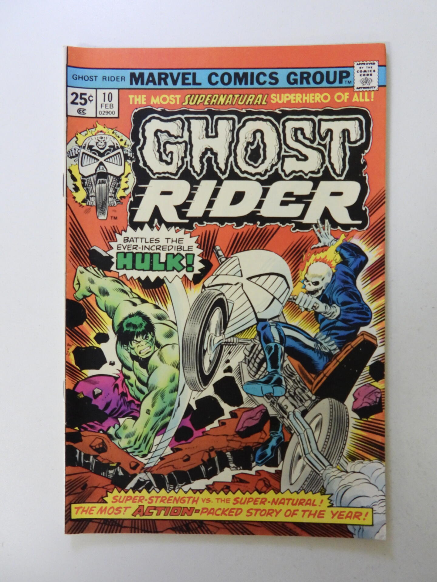 Ghost Rider #10 (1975) VF conditon | Comic Books - Bronze Age, Marvel ...