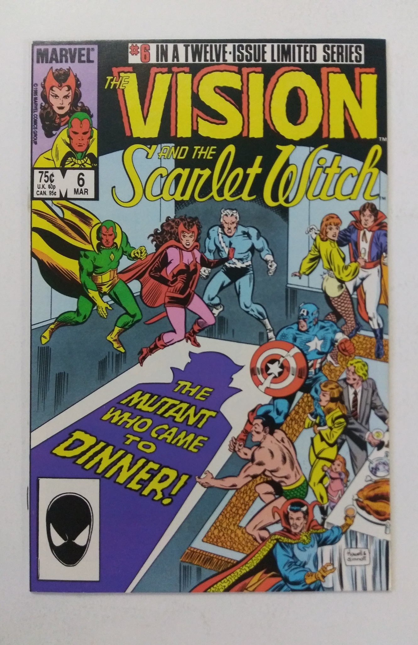 The Vision and the Scarlet Witch #6 Direct Edition (1986) | Comic Books ...