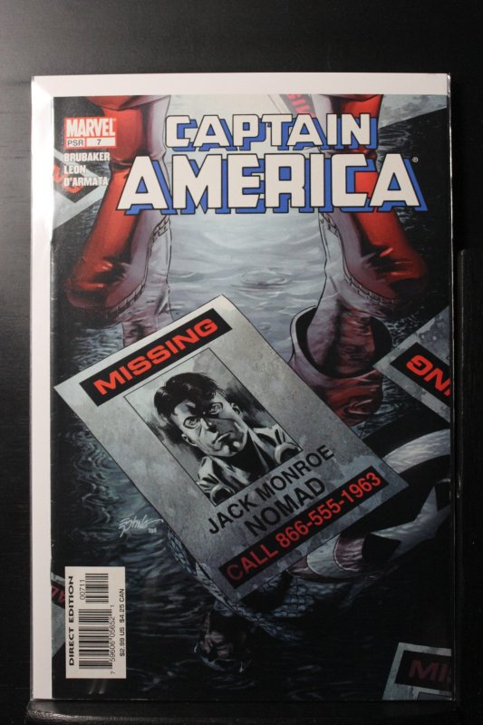 Captain America #7 Direct Edition (2005) | Comic Books - Modern Age ...