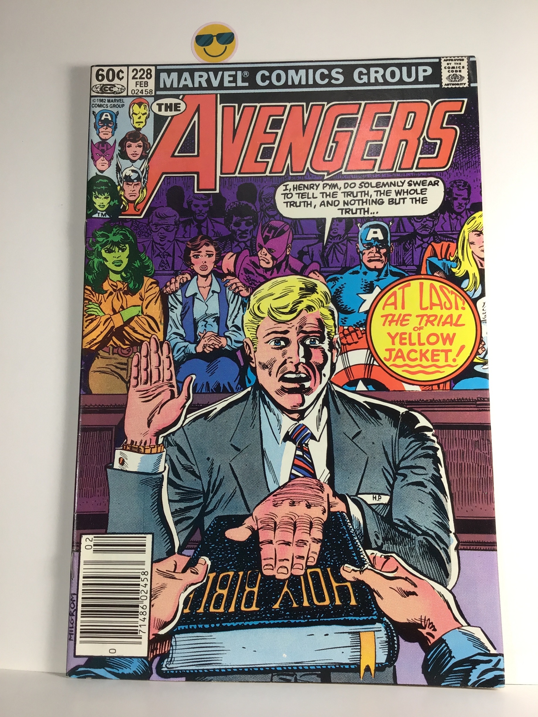 The Avengers #228 (1983) NM KEY 3 rd appearance after marvel Monica ...