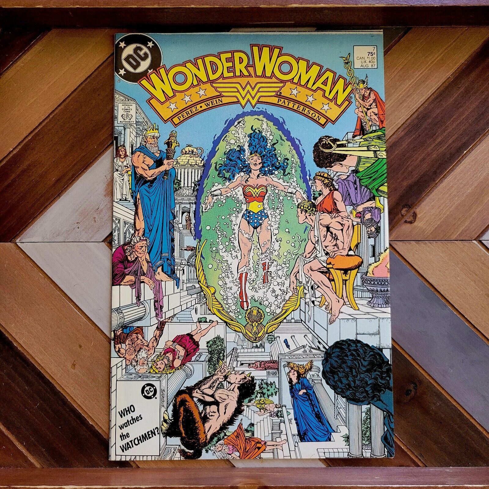 Wonder Woman #7 NM (DC 1987) George Perez, 1st Cheetah (Barbara Ann ...