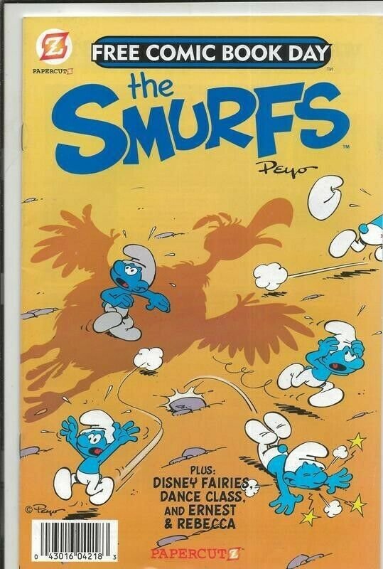 Smurfs / Tinker Bell FCDB ORIGINAL Vintage 2012 Papercutz Comics ...