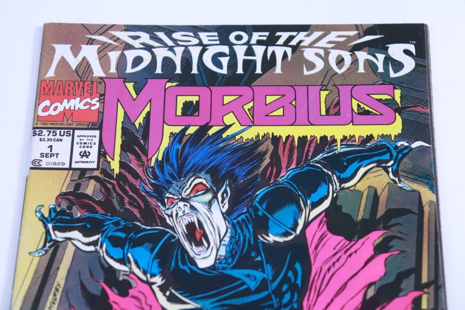 Morbius The Living Vampire #1 1992 Rise of the Midnights Sons Comic ...