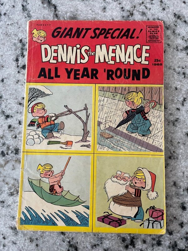 Dennis The Menace GIANT Special 1965 Fawcett Comic Book VG All Year ...