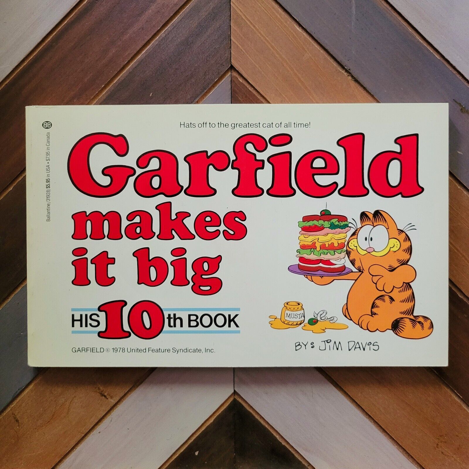 GARFIELD "MAKES IT BIG" (Jim Davis 1985) His 10th Book / 1st Print ...