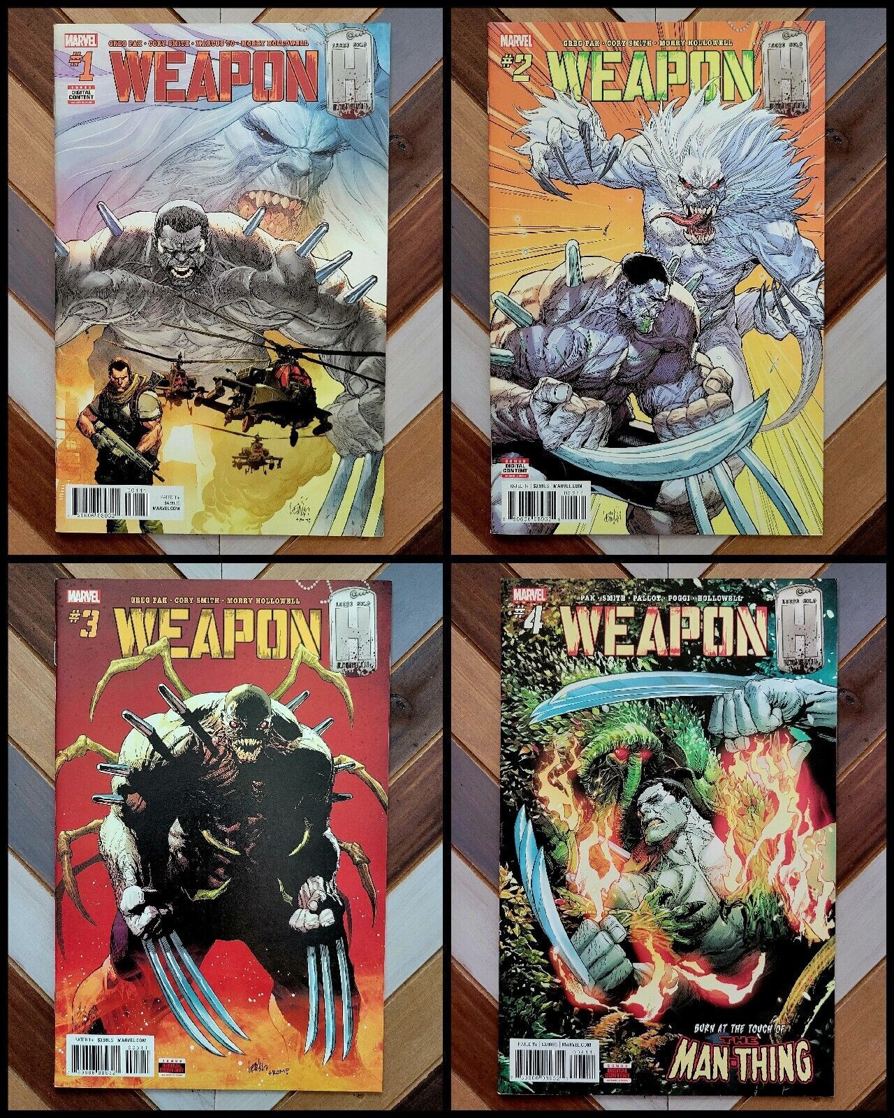WEAPON H #1-4 (Marvel 2018) High Grade. Premiere 1st SOLO WEAPON H! Set ...