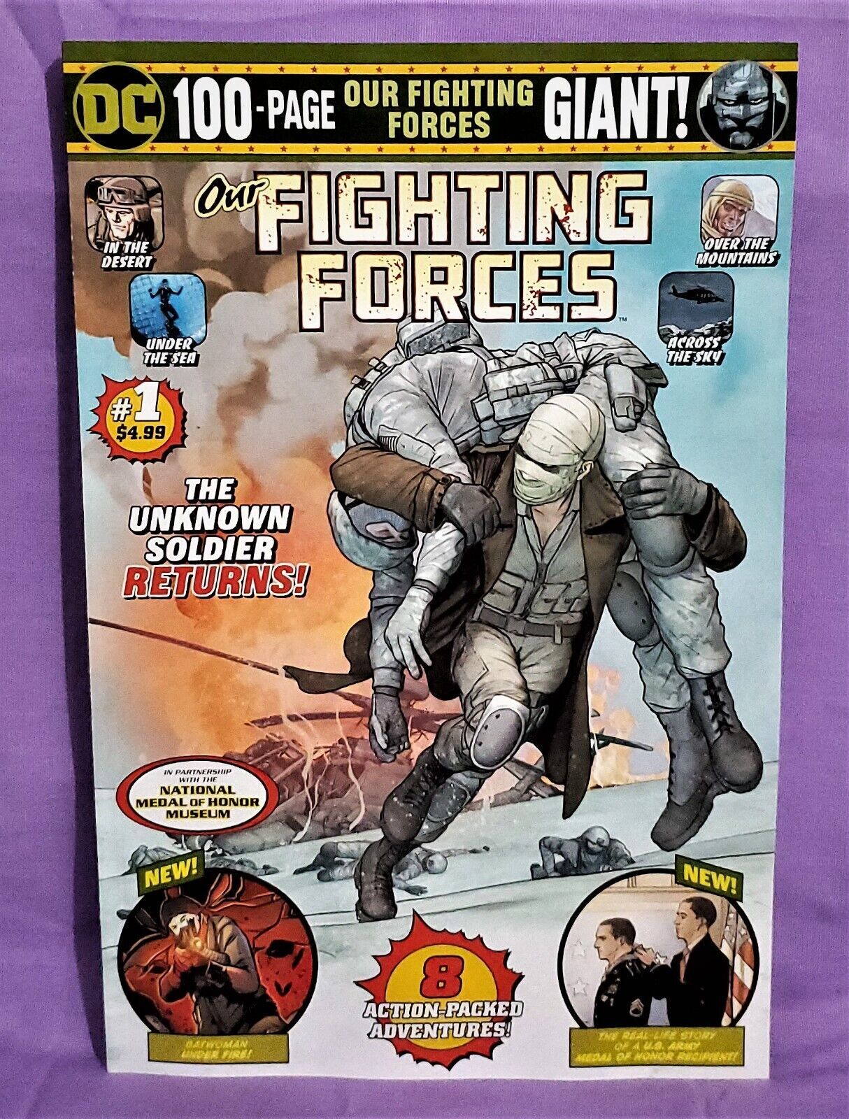 OUR FIGHTING FORCES Giant #1 Direct Market Exclusive Medal of Honor (DC ...