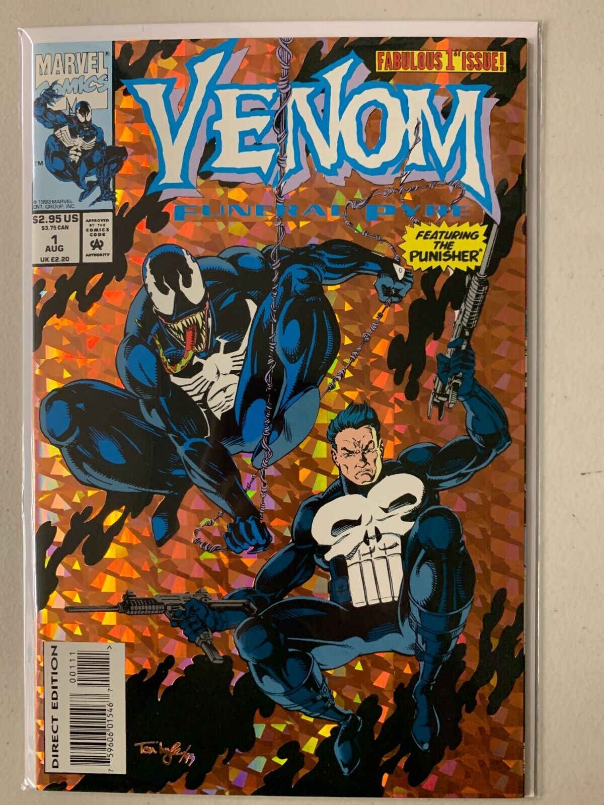 Venom Funeral Pyre #1 8.0 (1993) | Comic Books - Modern Age, Marvel ...