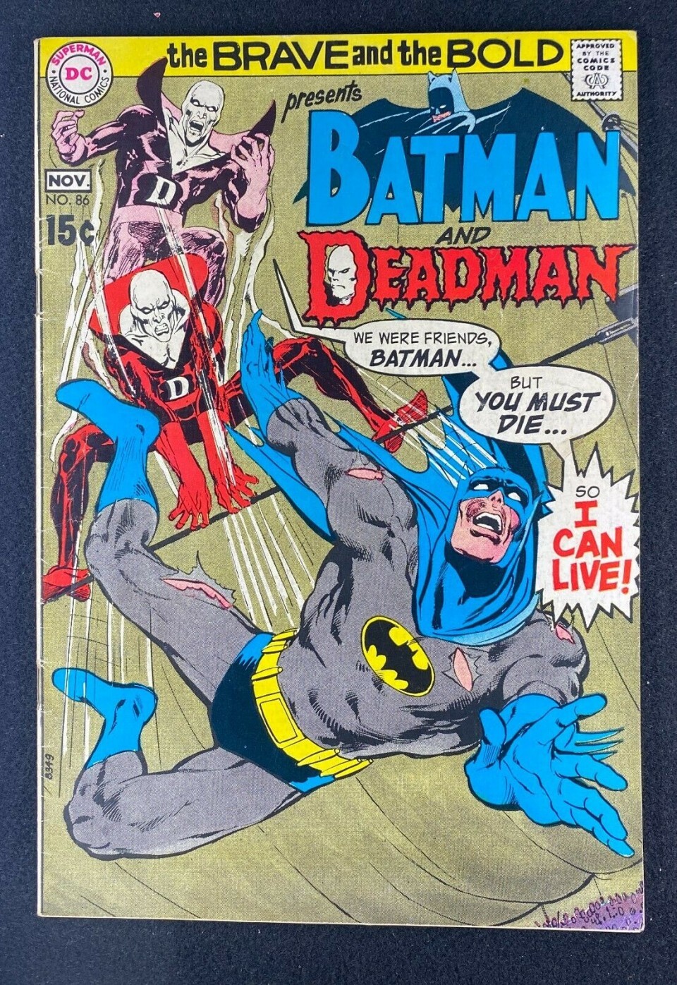 Brave and the Bold (1955) #86 VG/FN (5.0) Batman Deadman Neal Adams ...