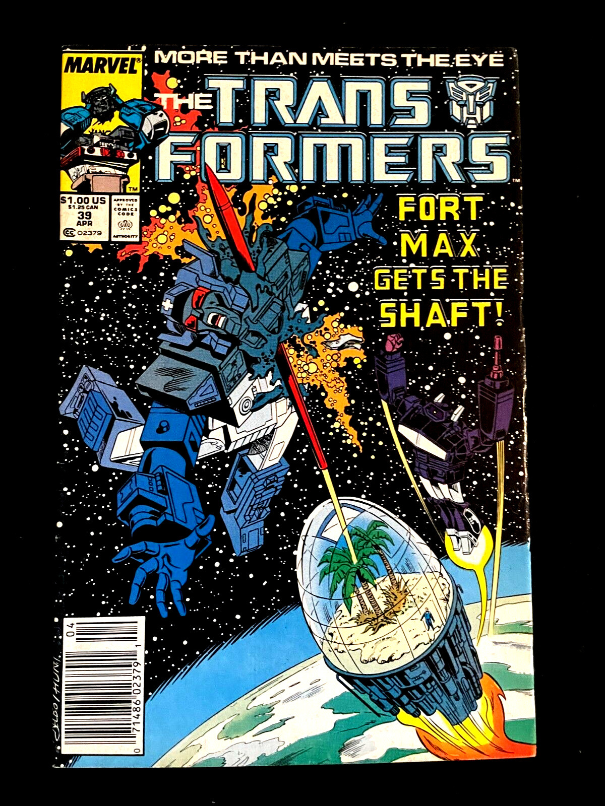 Transformers #39 1988 Newsstand - Death of Shockwave | Comic Books ...