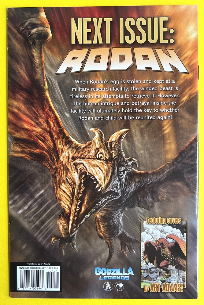 Godzilla Legends 1 Retailer Incentive A Variant (2011) | Comic Books ...