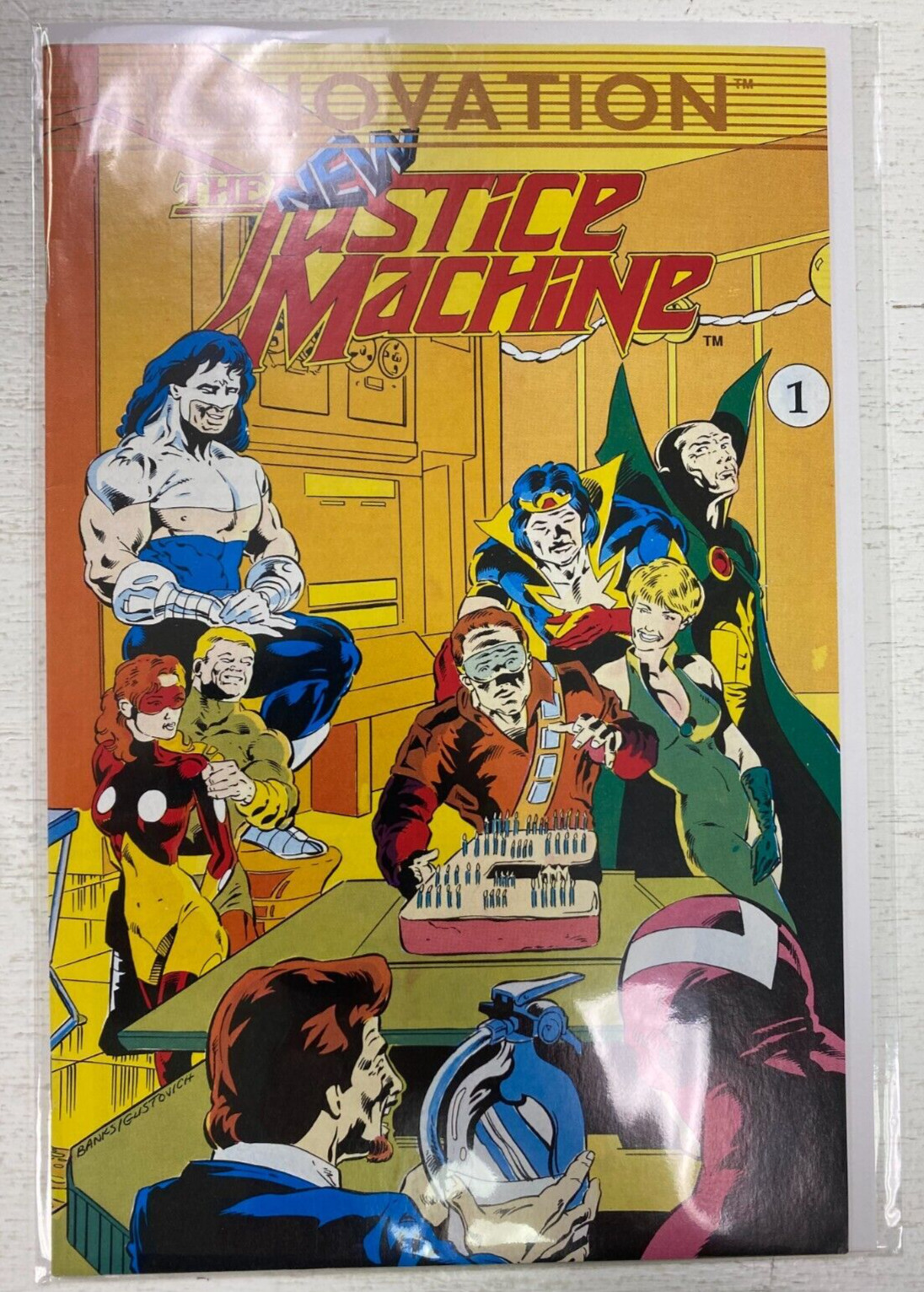 New Justice Machine #1 Innovation 8.0 VF (1989) | Comic Books - Copper ...