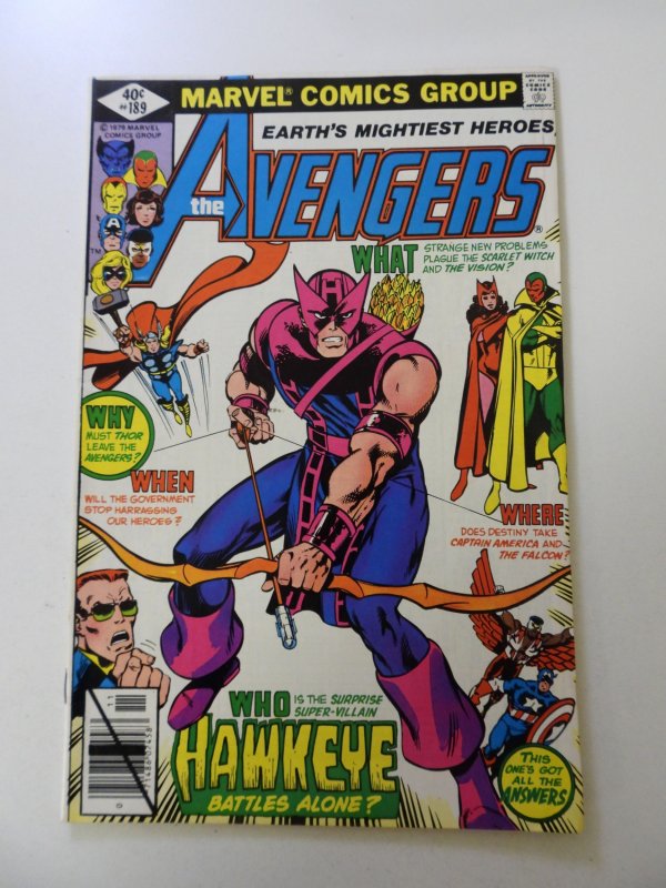 The Avengers #189 (1979) VF- condition | Comic Books - Bronze Age ...