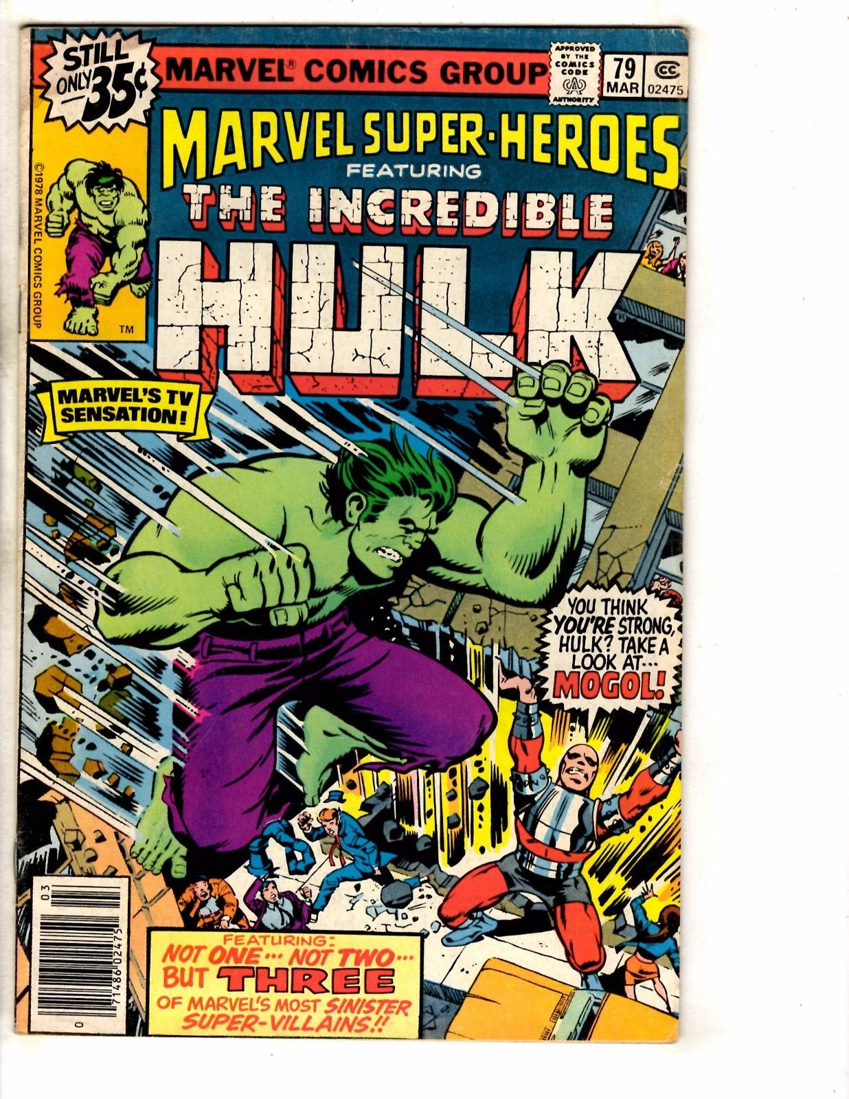 7 Marvel Comics Incredible Hulk # 209 216 223 279 + Super-Heroes # 63 ...