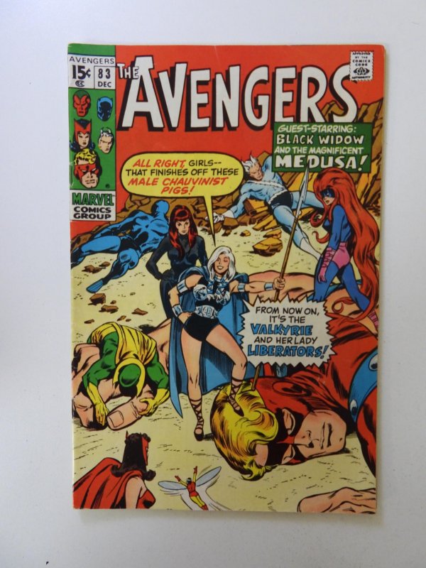 The Avengers #83 (1970) 1st Valkyrie and The Lady Liberators VG+ 1 ...