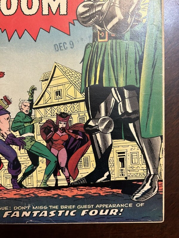 Avengers #25 Marvel Comics 1966 1st Battle With Dr. Doom Jack Kirby ...