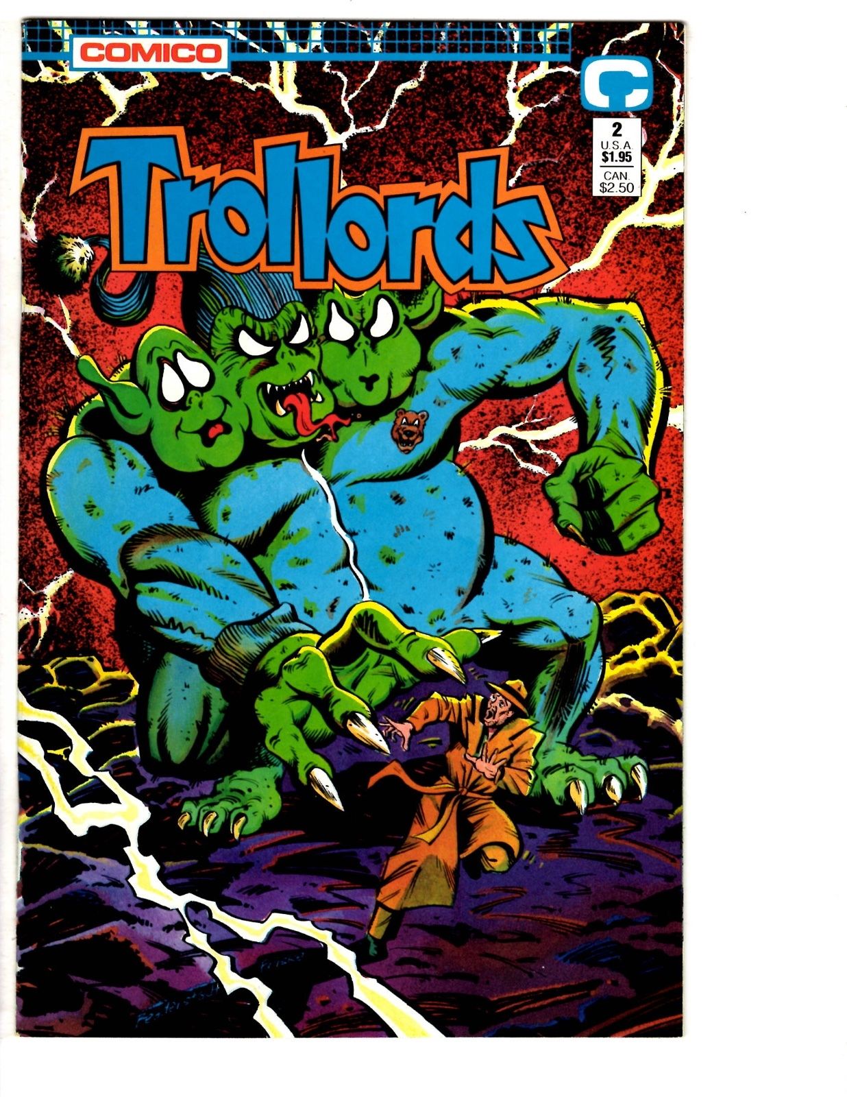 4 Trollords Comico Comic Books # 1 2 3 4 Scott Beaderstadt Paul Fricke ...