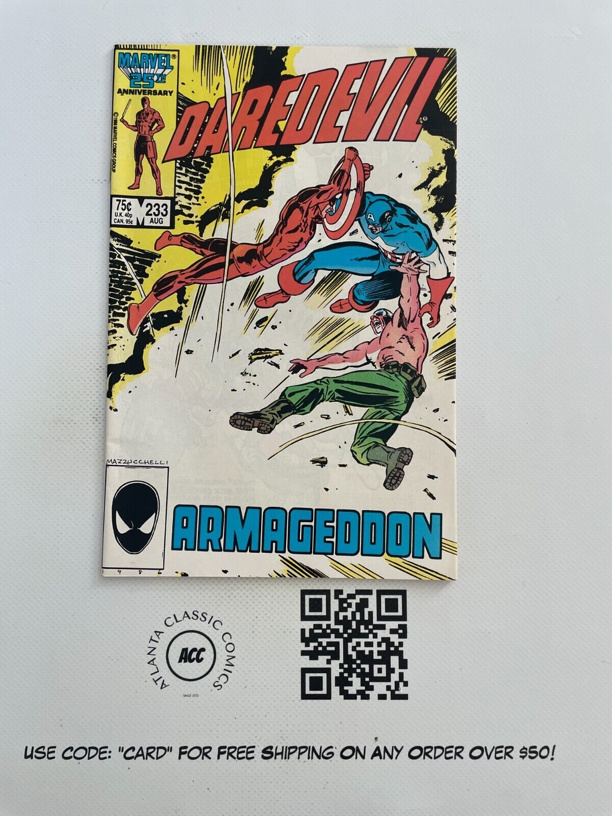 Daredevil # 233 NM Marvel Comic Book Spider-Man Avengers Defenders Hulk ...