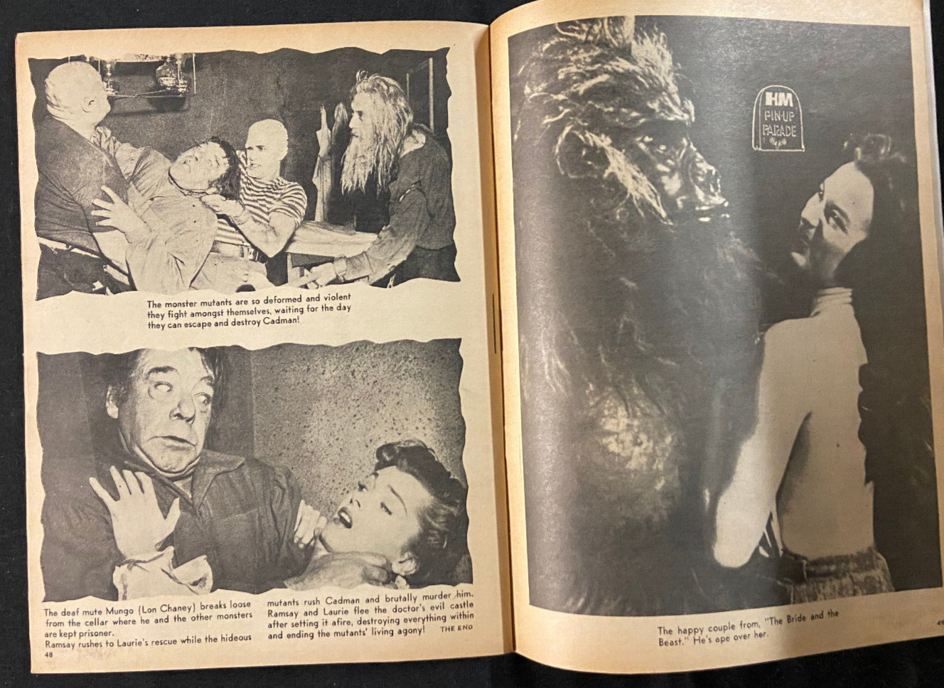 Vintage 1964 Horror Monsters Magazine #9 FN | Comic Books - Modern Age ...