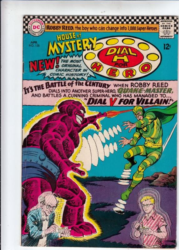House of Mystery #158 (Apr-64) FN High-Grade Martian Manhunter, Robby ...