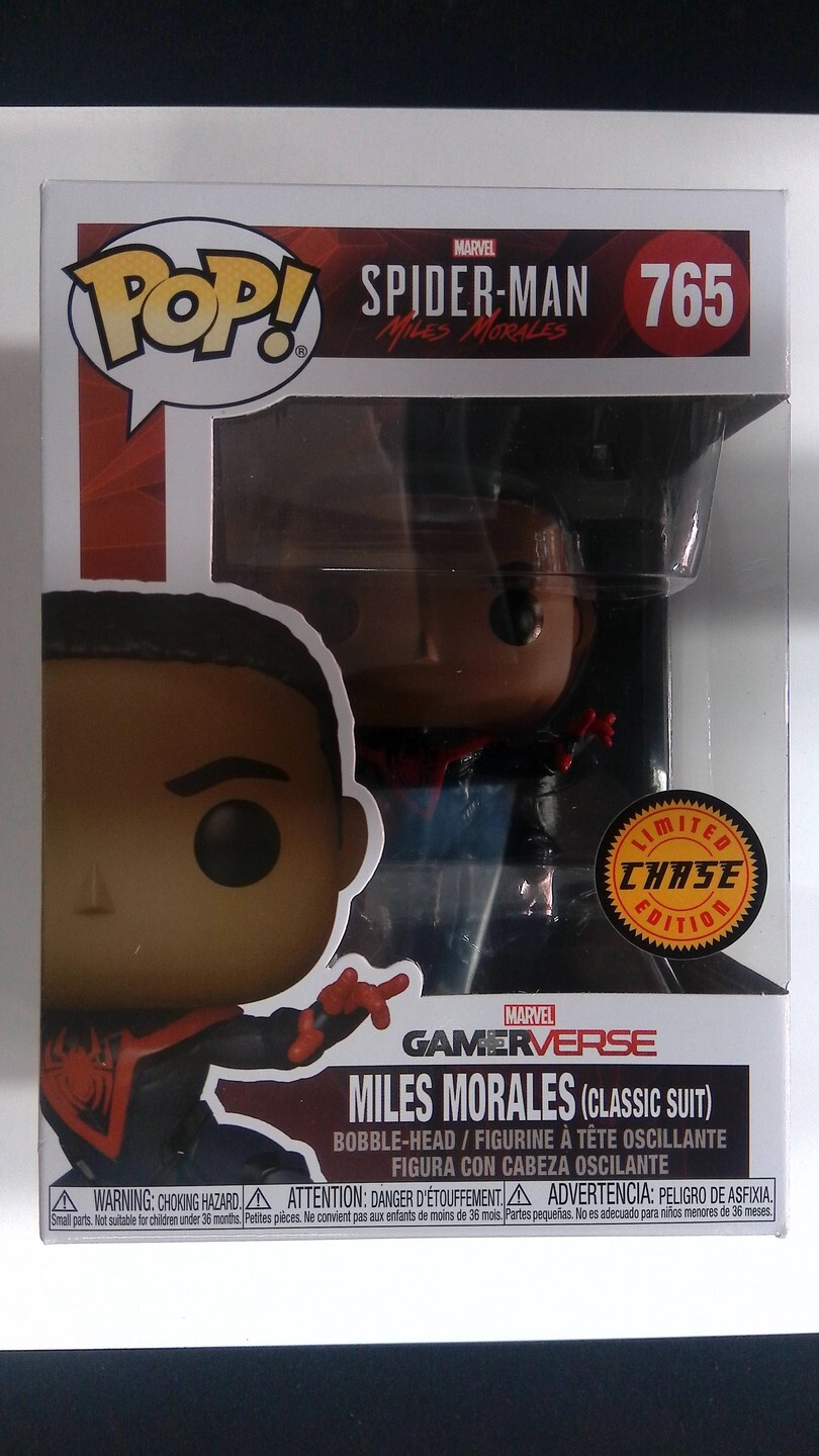 Funko Pop! Spider-Man Miles Morales Classic Suit Chase #765 NF | Comic ...