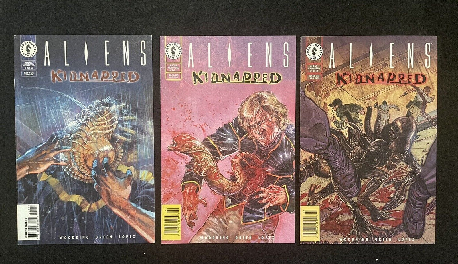Aliens: Kidnapped COMPLETE SET 1-3 (1997) Dark Horse Comics | Comic ...