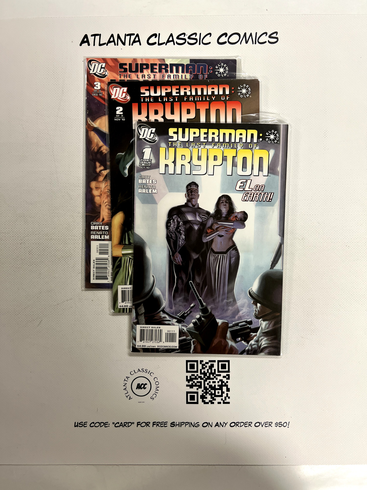 3 Superman: The Last Family Of Krypton DC Comic Books# 1 2 3 Batman 67 JS11 | Comic Books ...